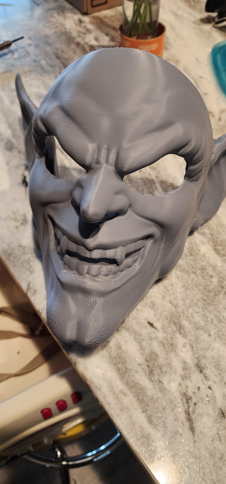 PPC PRINTS Green Goblin Comic V2 Raw 3D Printed Mask Kit - Etsy