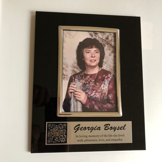 Personalized Web Memorial Customized QR Code on Various - Etsy