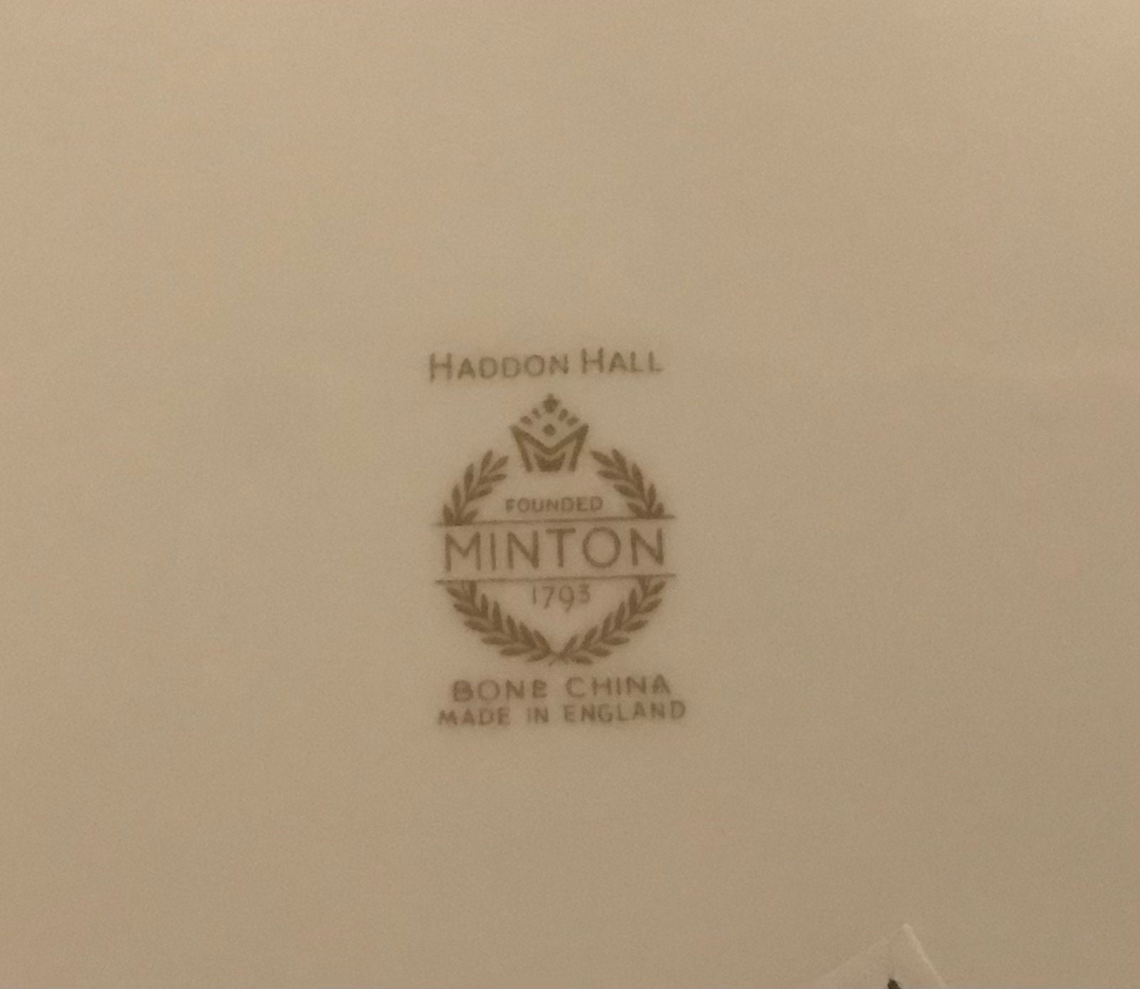 Minton Bone China Vintage Haddon Hall Made in England Dish 5.25 X 5/8 ...