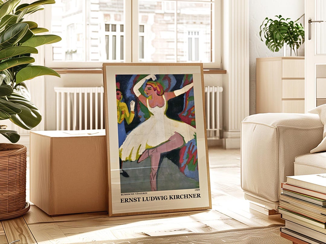Ernst Ludwig Kirchner Poster: Russian Dancers (digital Download), Fine ...