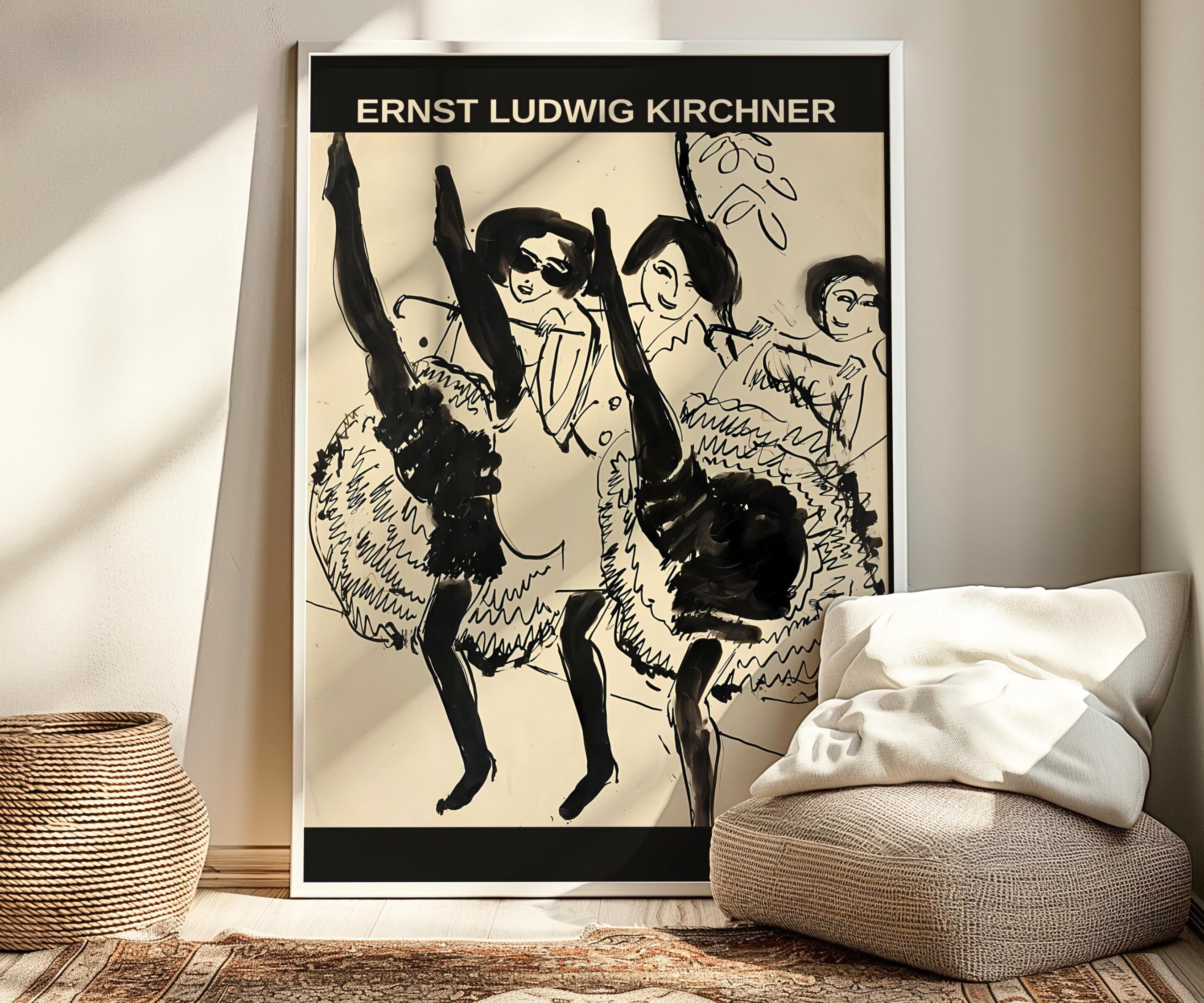 Ernst Ludwig Kirchner Poster: Vintage Cabaret Dancer Print (digital ...