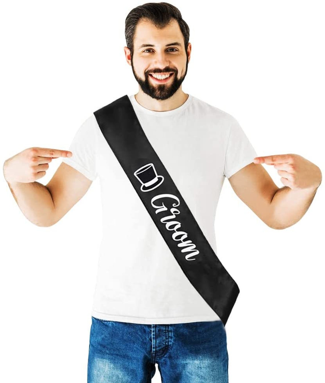 Brosash Bride & Groom Sash Set Bride to Be Sash Groom to Be - Etsy