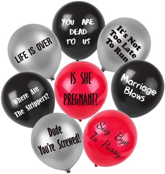 Brosash Funny Bachelor Party Balloons Bachelorette Party - Etsy