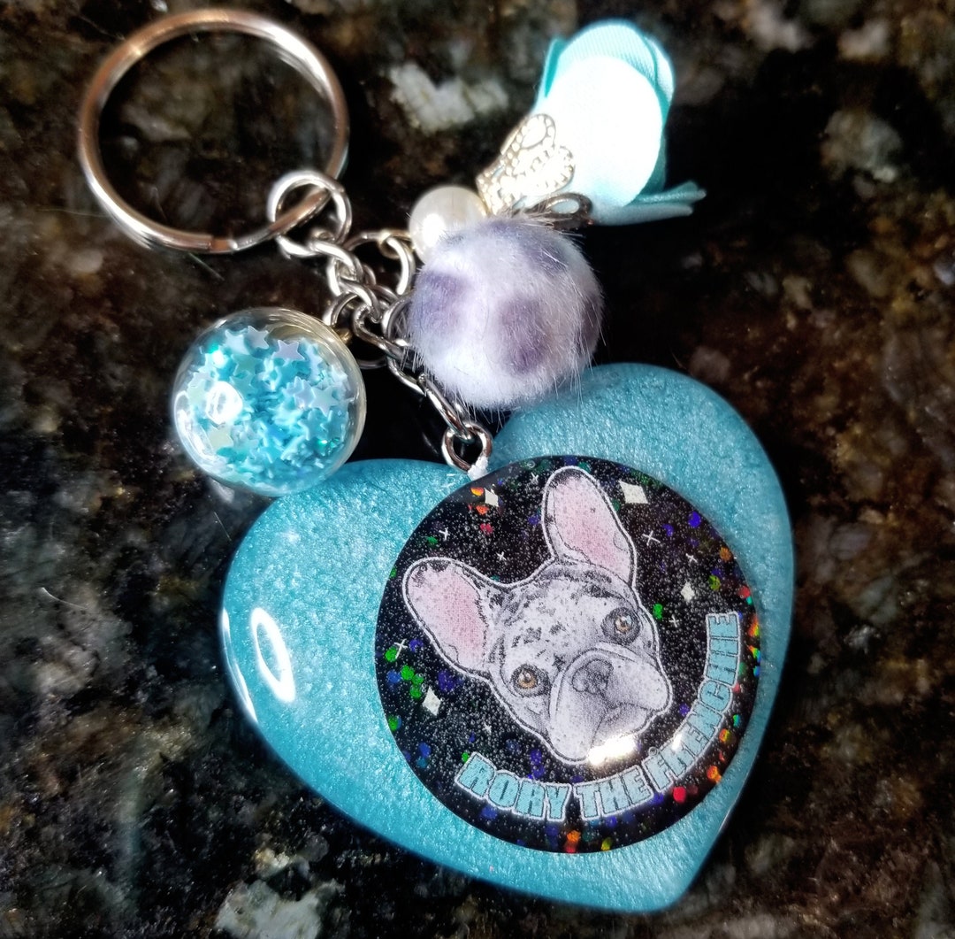Rory the Frenchie Official Merch Keychain - Etsy
