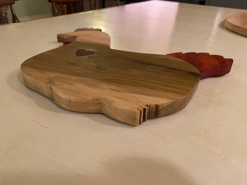 Chicken Cutting Board Kids Meal Board Kitschy Wooden Board - Etsy