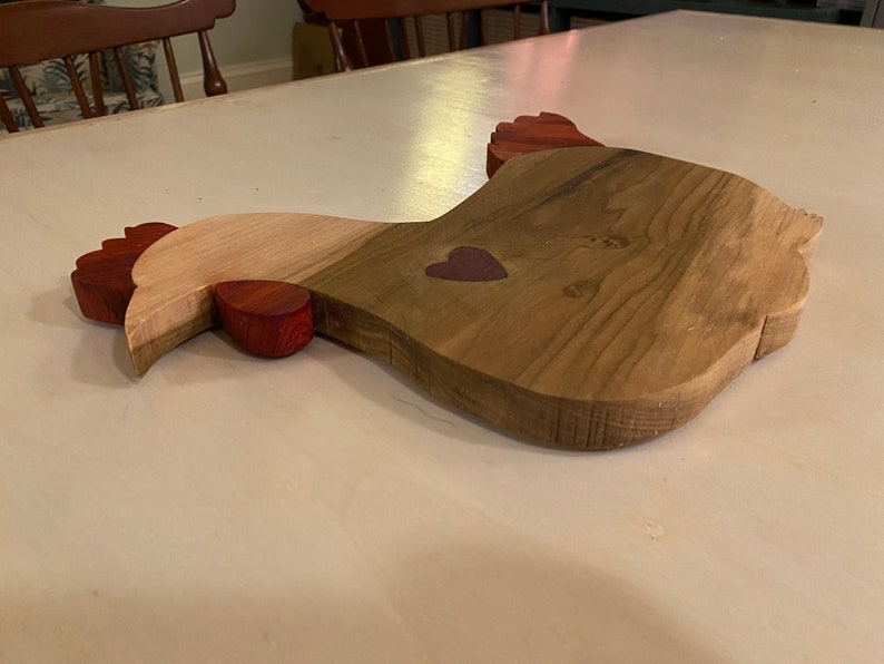 Chicken Cutting Board Kids Meal Board Kitschy Wooden Board - Etsy