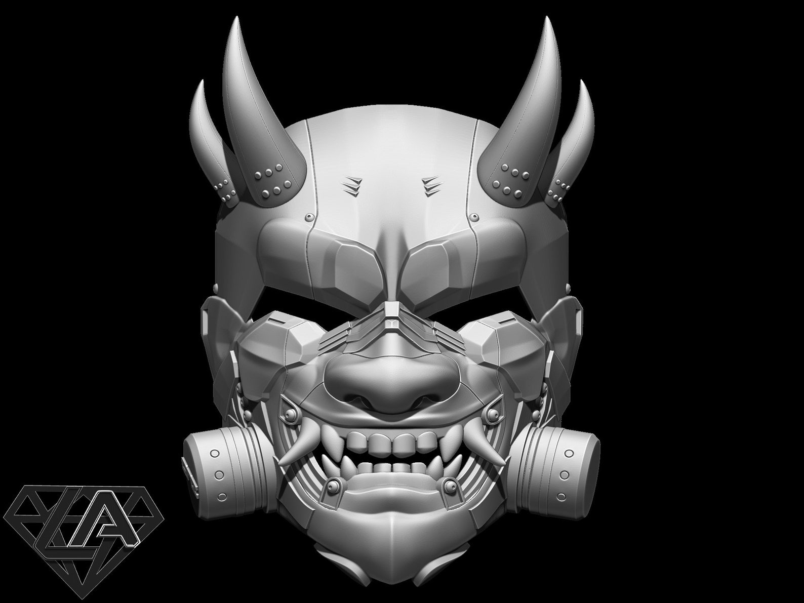 Sci-fi ONI antigas custom mask 3d print model | Etsy