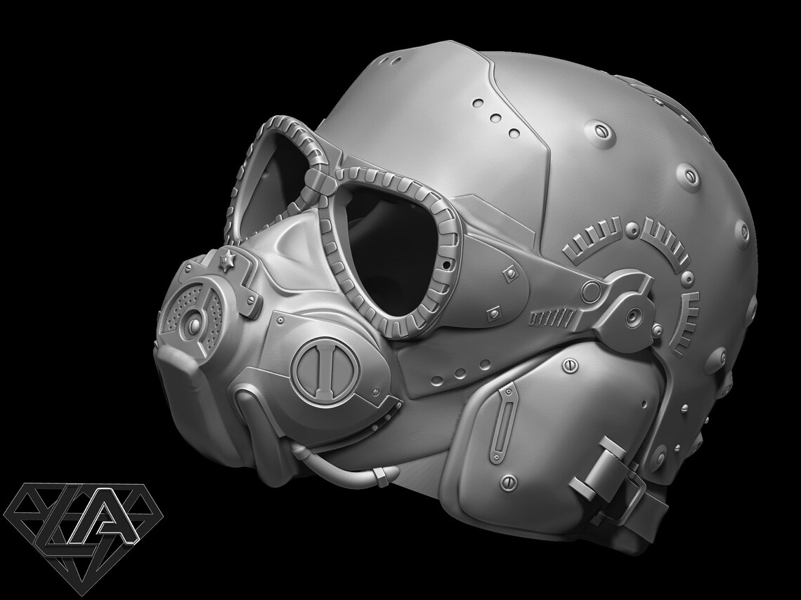 Spartan redesign helmet inspired by Metro EXODUS video game | Etsy