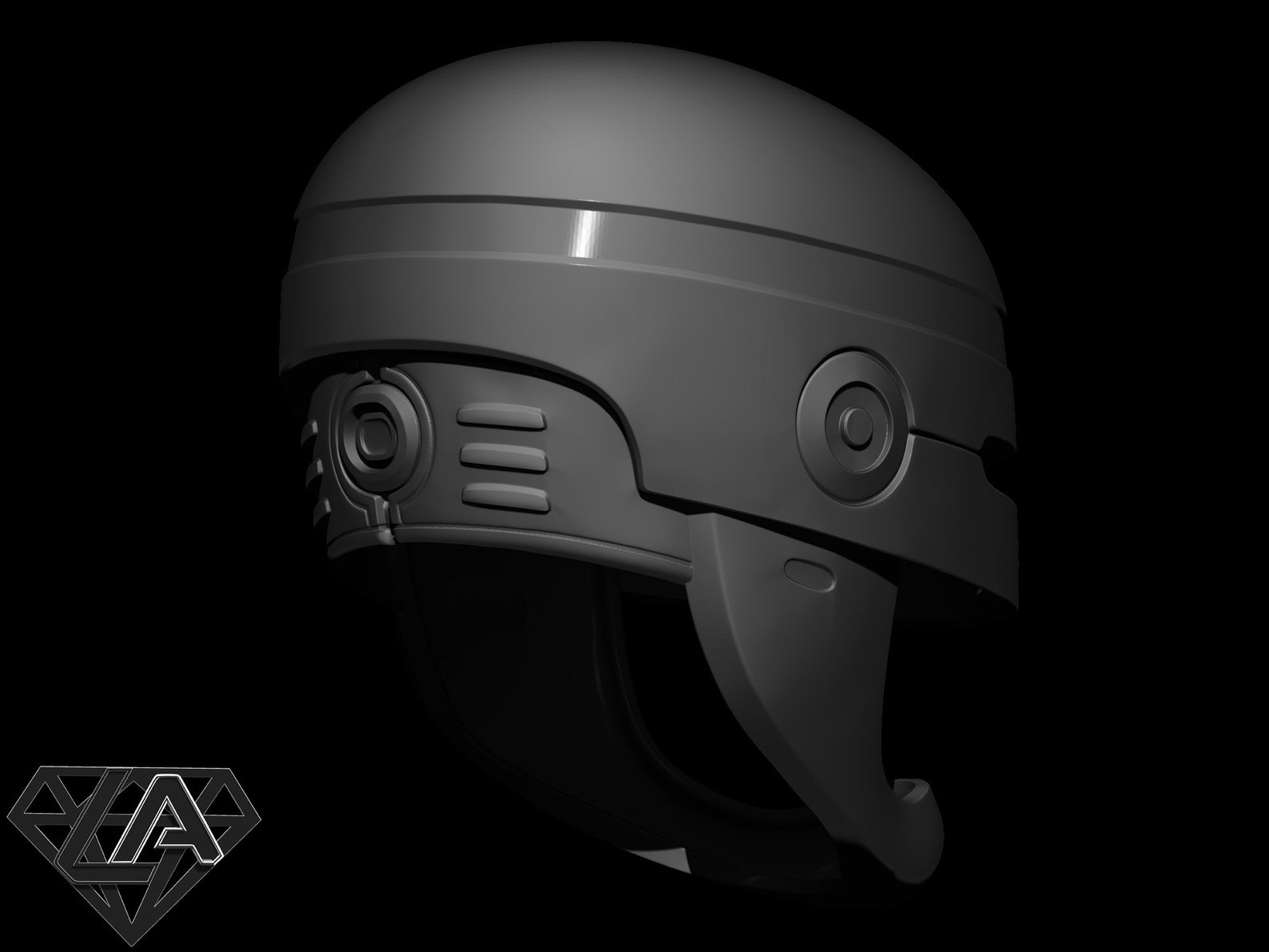 Robocop helmet 3D print model | Etsy
