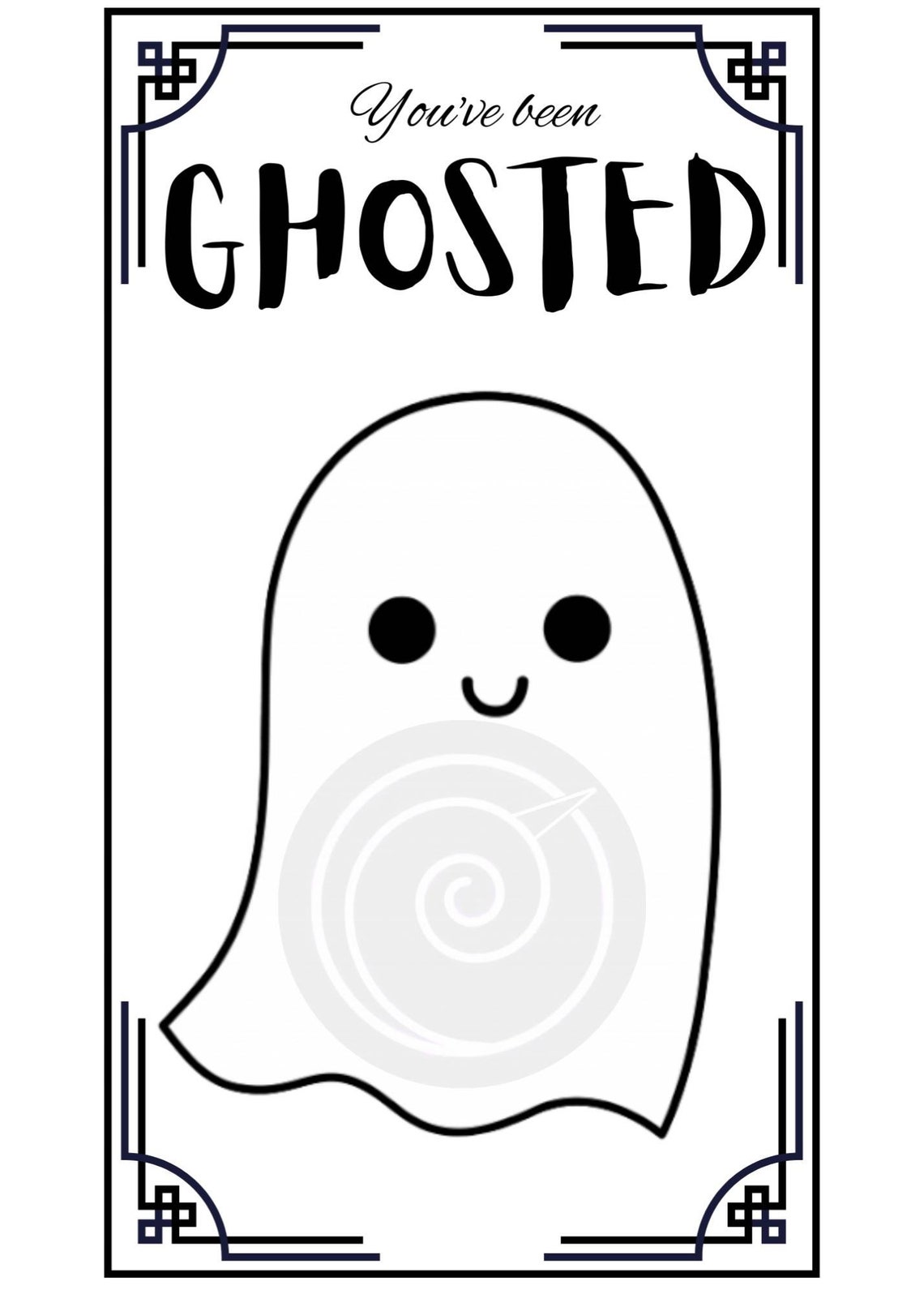 You've Been Ghosted Printable Set |halloween Trick | Digital Download ...
