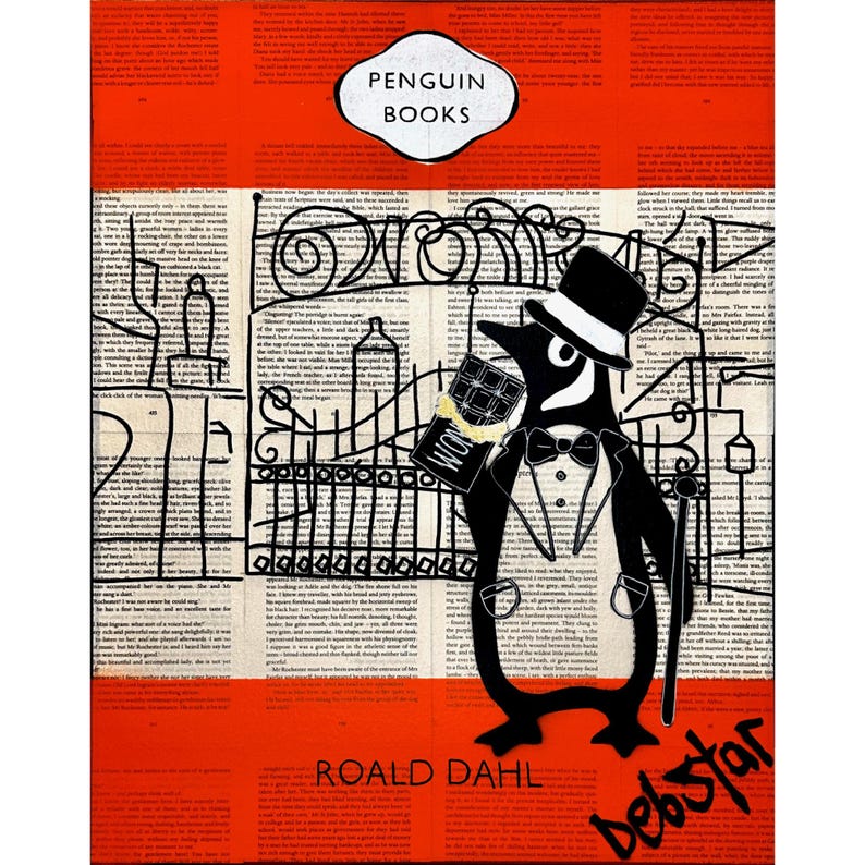 Charlie and the Chocolate Factory Penguin Books Painting: Roald Dahl ...