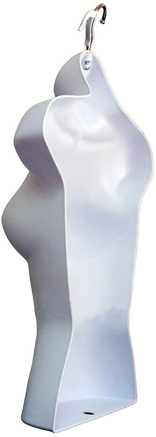 5 Pack Female Mannequin Torso Waist Long Hollow Back Body Torso Dress ...