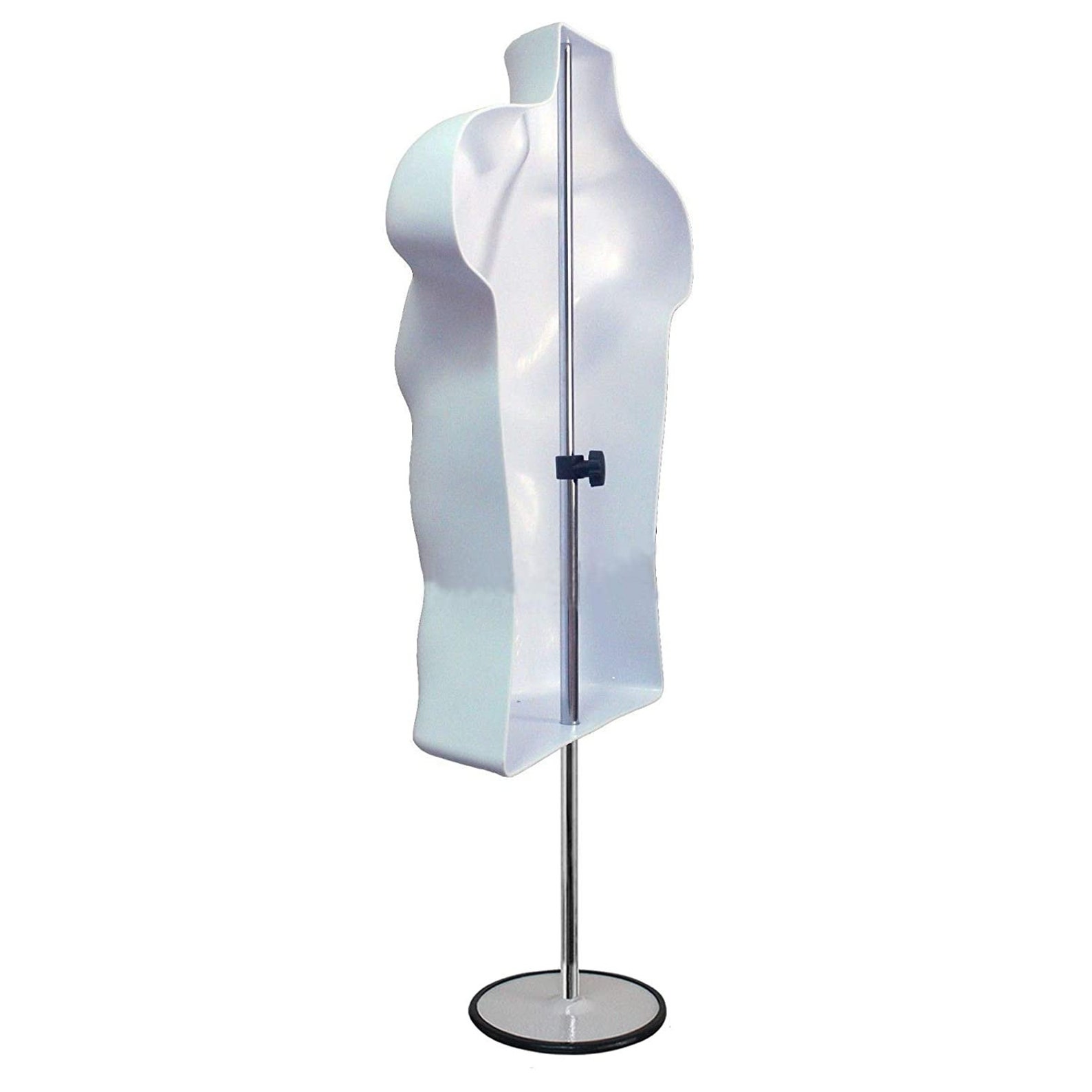 2 Pack Male Mannequin Torso With Stand Dress Form Tshirt Display ...