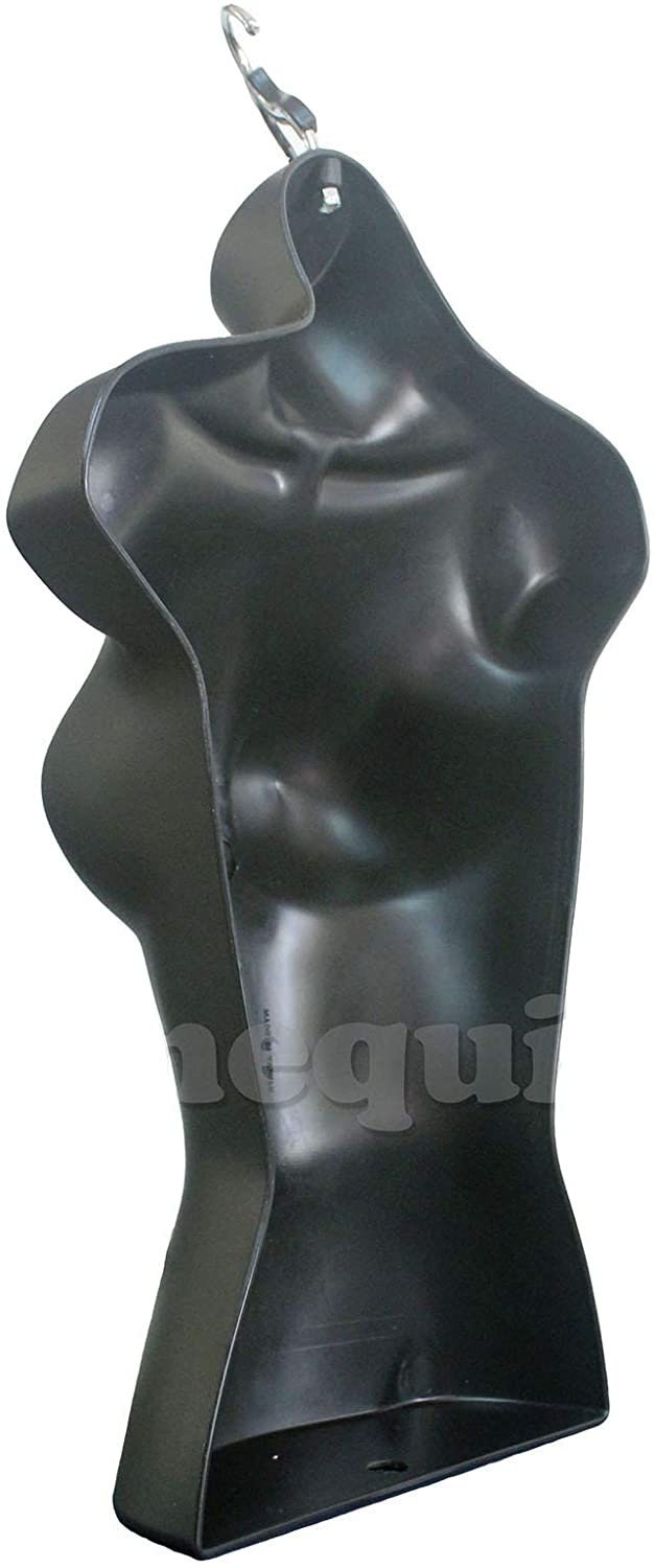 5 Pack Female Mannequin Torso Waist Long Hollow Back Body Torso Dress ...