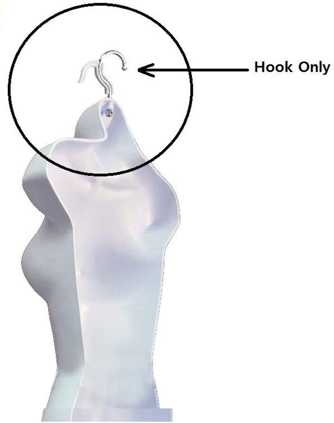 5 Pack Female Mannequin Torso Waist Long Hollow Back Body Torso Dress ...