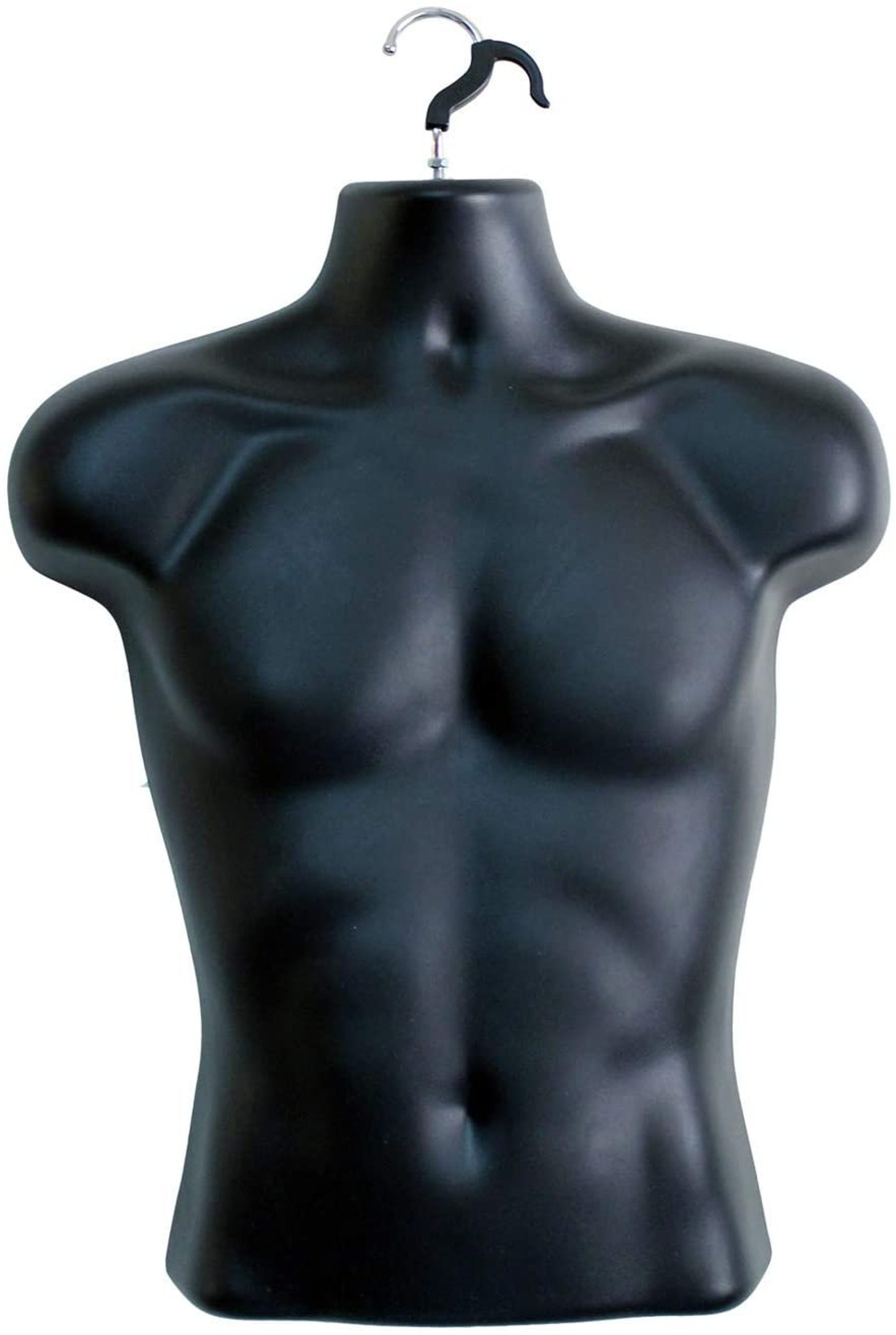 2 Pack Male Mannequin Torso With Stand Dress Form Tshirt Display ...
