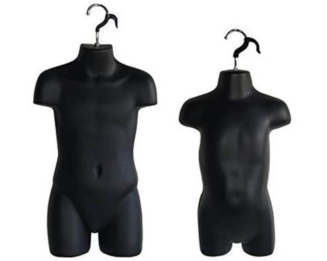 Toddler and Child Mannequin Torso, Hollow Back Body Kids Set, for ...