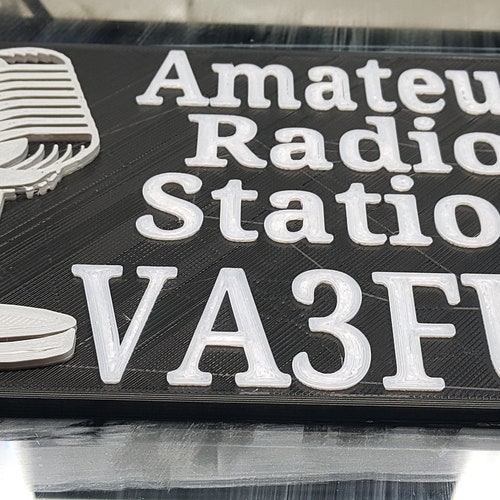 Ham Radio Lighted on Air Callsign Display LED Amateur Radio - Etsy