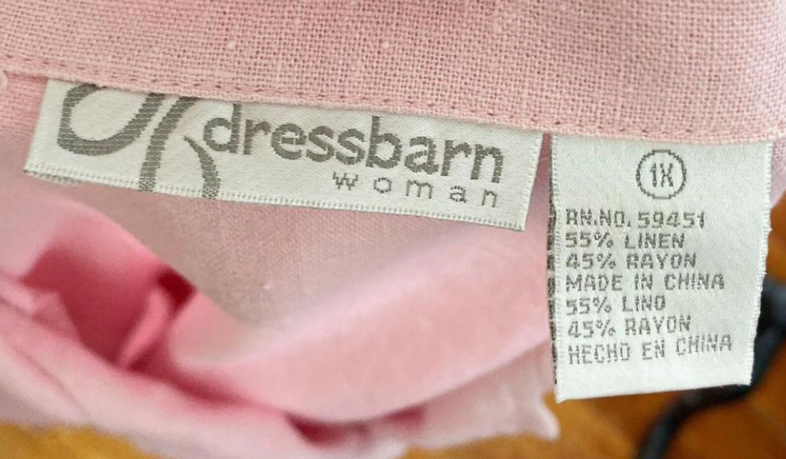 Vintage 90s Pastel Pink Button up With Embroidered Flower Details on the Hems by Dressbarn - Etsy