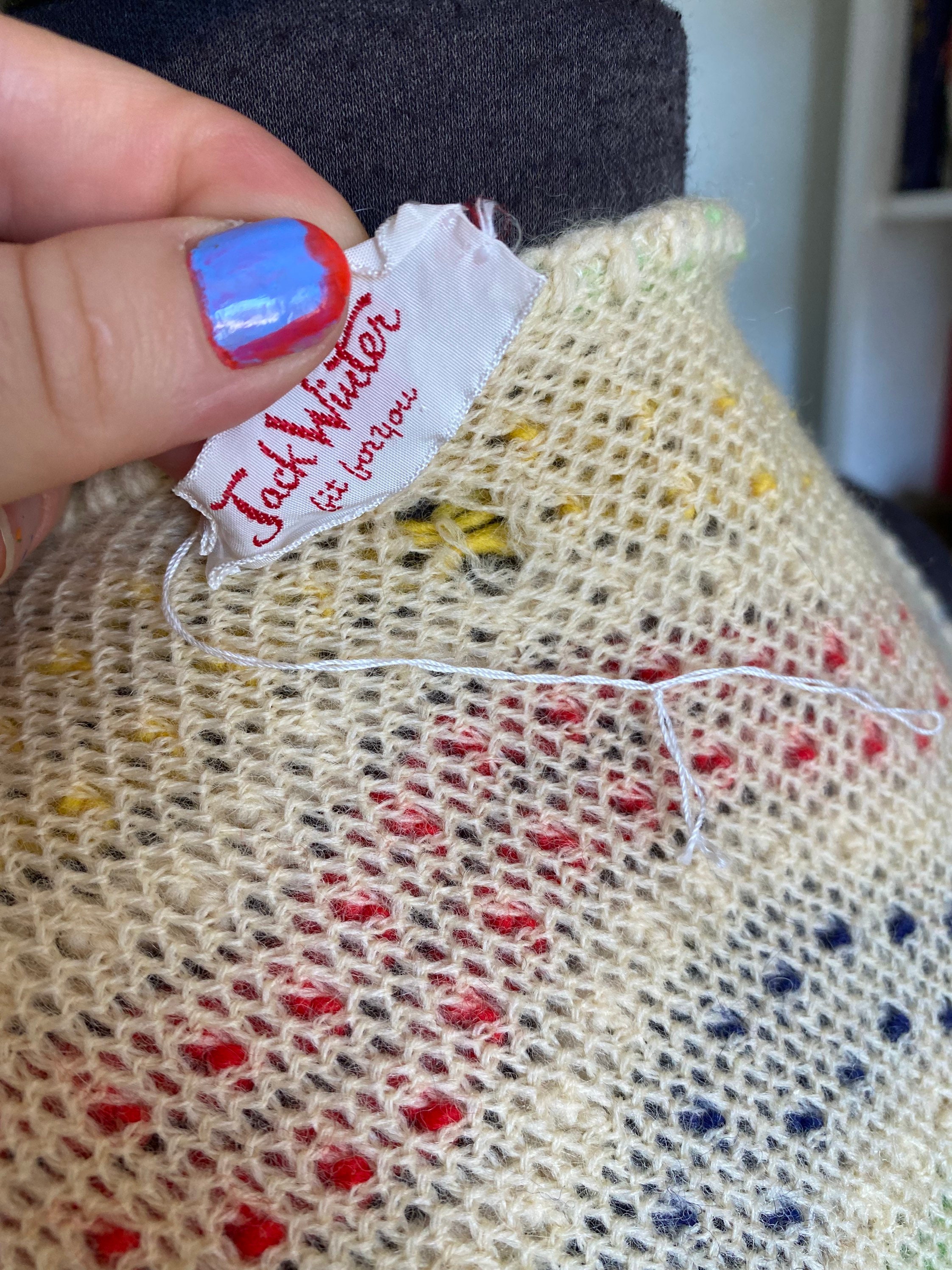 Vintage 1970s Knit Vest by Jack Winter - Etsy