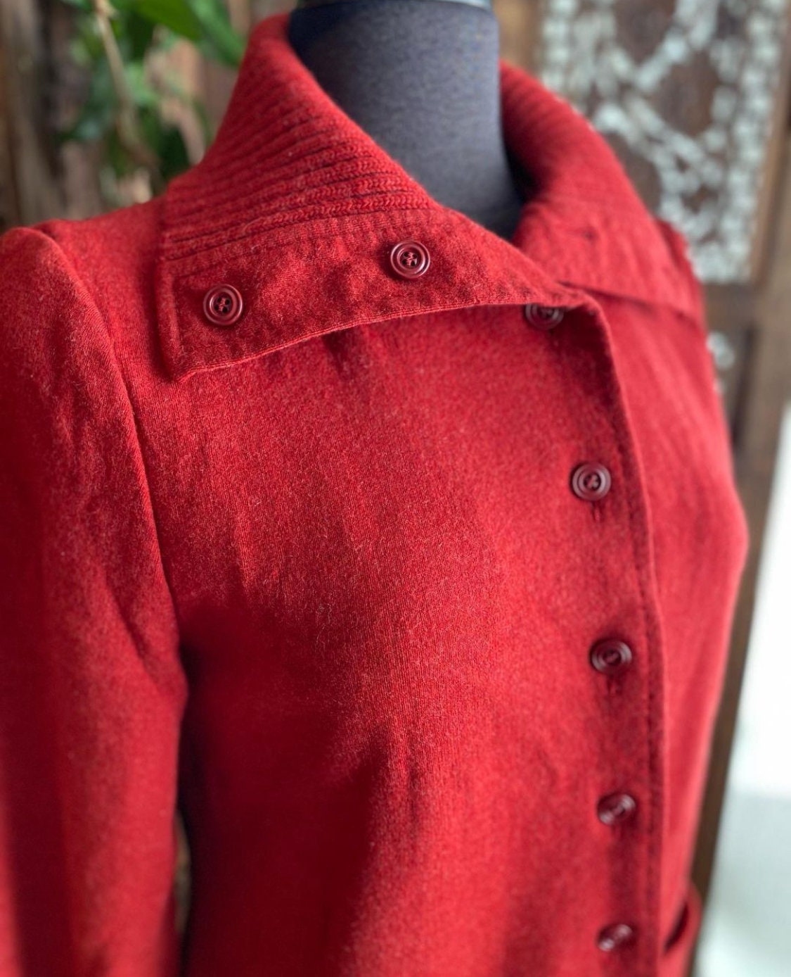 Vintage 80s Rusty Red Wool Sweater by Bleyle for Hooper - Etsy