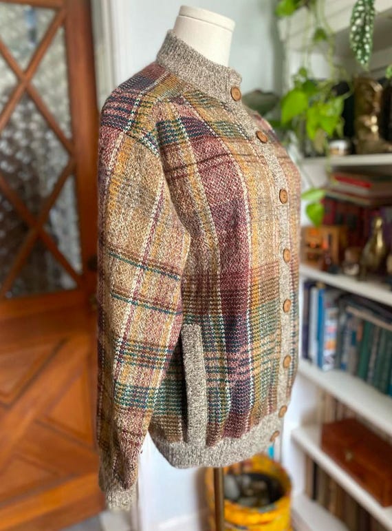 70s reversible cardigan - Gem