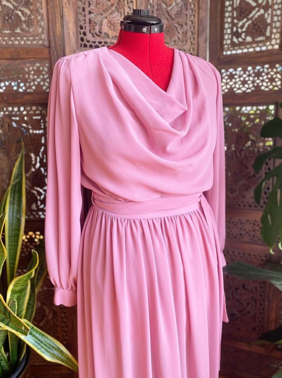 70s Vintage Joy Stevens Gold Maxi Dress | atelier-yuwa.ciao.jp