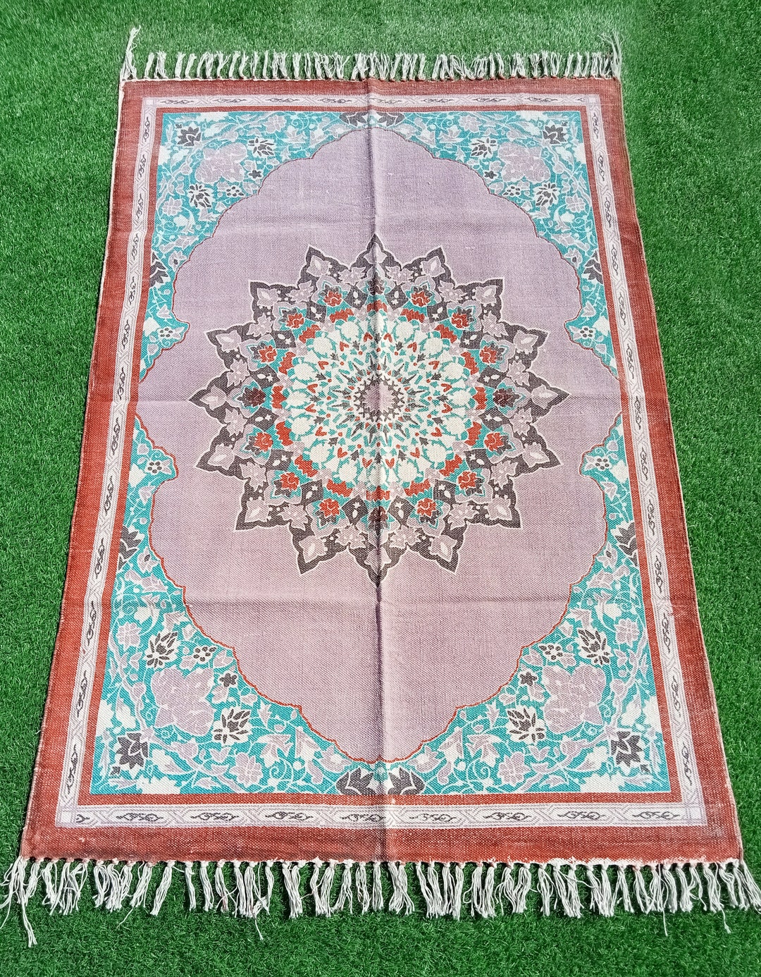 4x6 Feet Rough Tough Washed Rug Handmade Runner Carpet Floor Rug Area ...