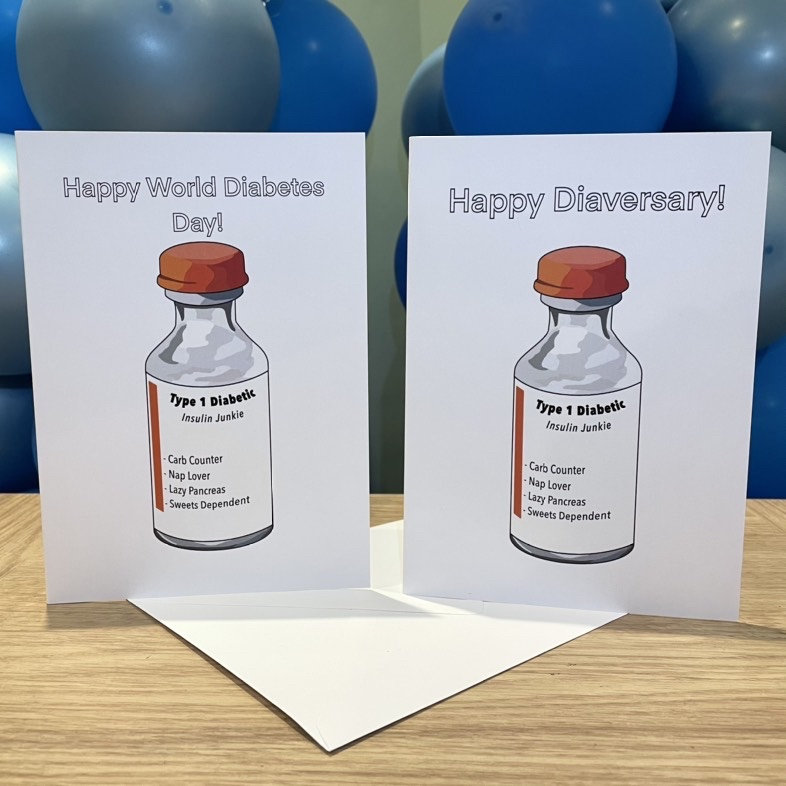 Happy Diaversary Card, Diabetes Anniversary, World Diabetes Day, Type 1 ...