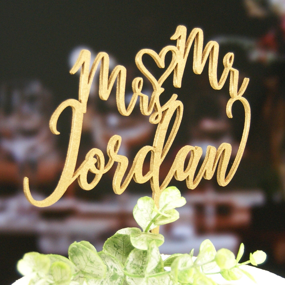 Wedding Cake Topper Name Cake Topper Custom Cake Topper - Etsy