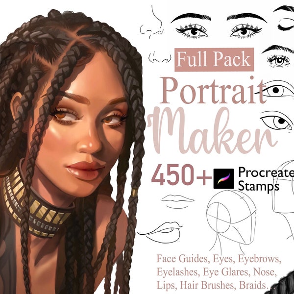 Procreate Portrait - Etsy