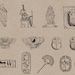 90 Procreate Egyptian Stamps, Ancient Egypt Stamp, Egyptian Myth Legand ...