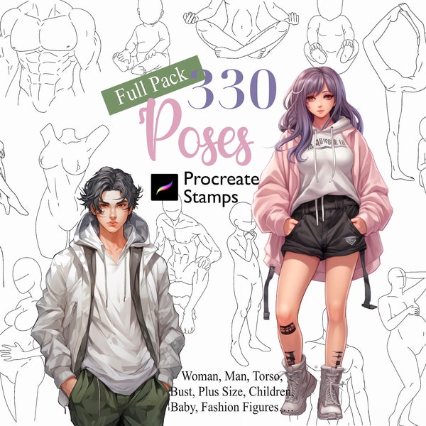 Anime Procreate Torso - Etsy