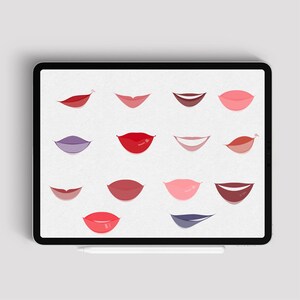 85 Procreate Cartoon Girl Maker Stamps, Anime Maker Stamp, Girl ...