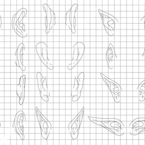 48 Procreate Ears Stamps Anime Ears Stamps Anime Maker Stamp Ears ...