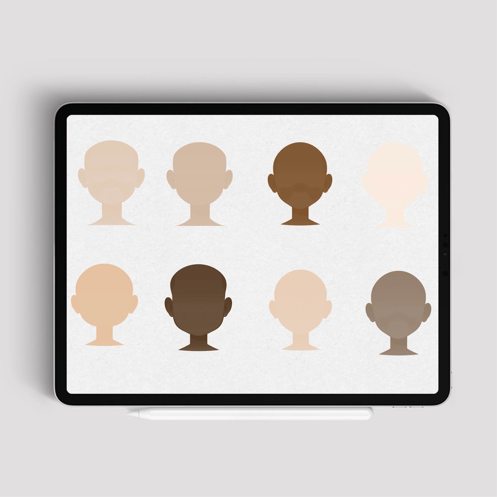 175 Procreate Character Maker Stamps Brush Cartoon Character - Etsy