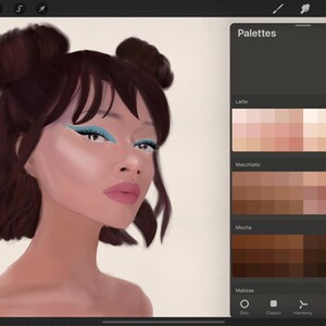 Procreate Skin Tones Palette: 90 Color Swatches (digital Download) - Etsy