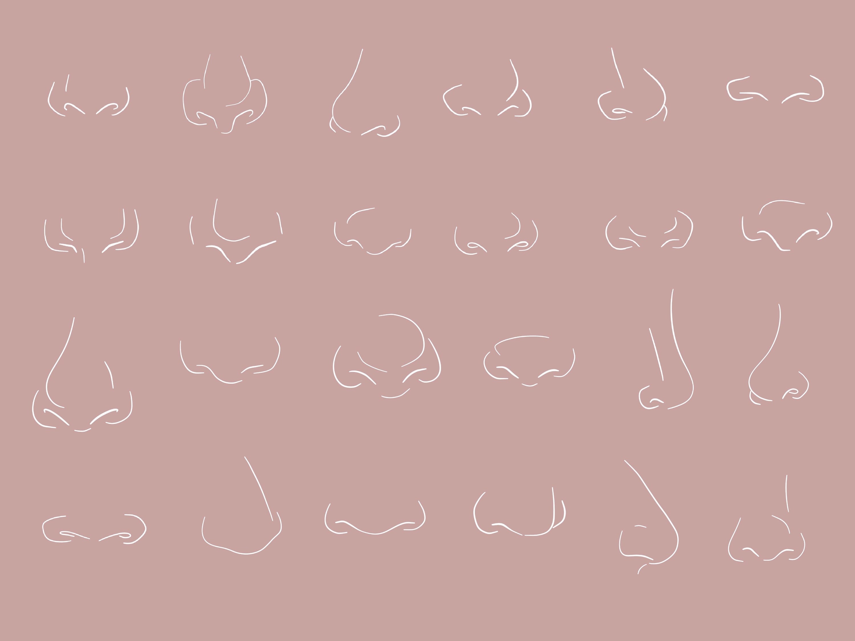 Nose Cartoon Drawing