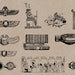 90 Procreate Egyptian Stamps, Ancient Egypt Stamp, Egyptian Myth Legand ...