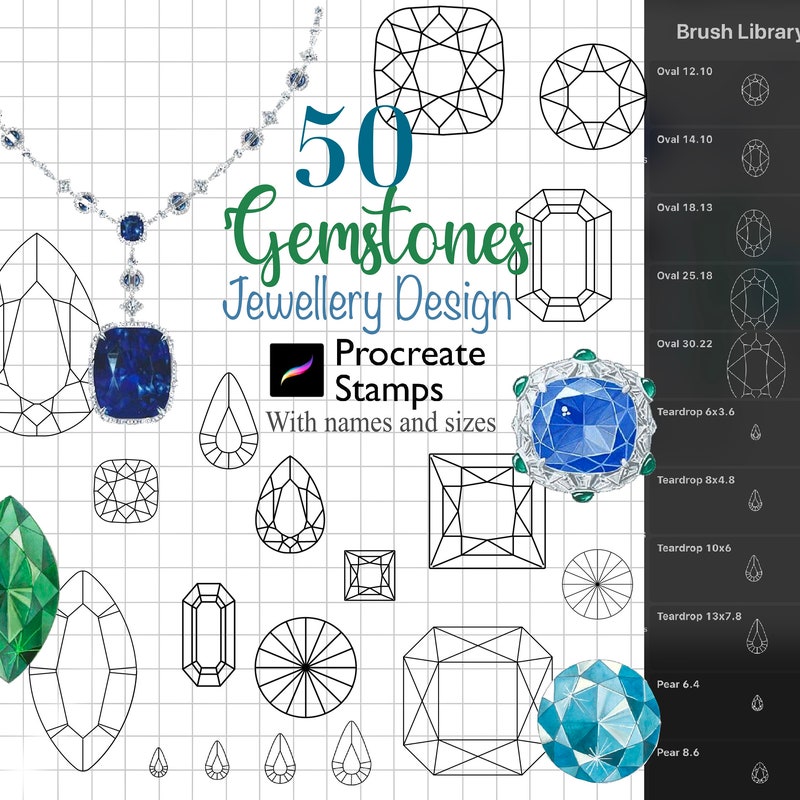 Diamond Stamp - Etsy