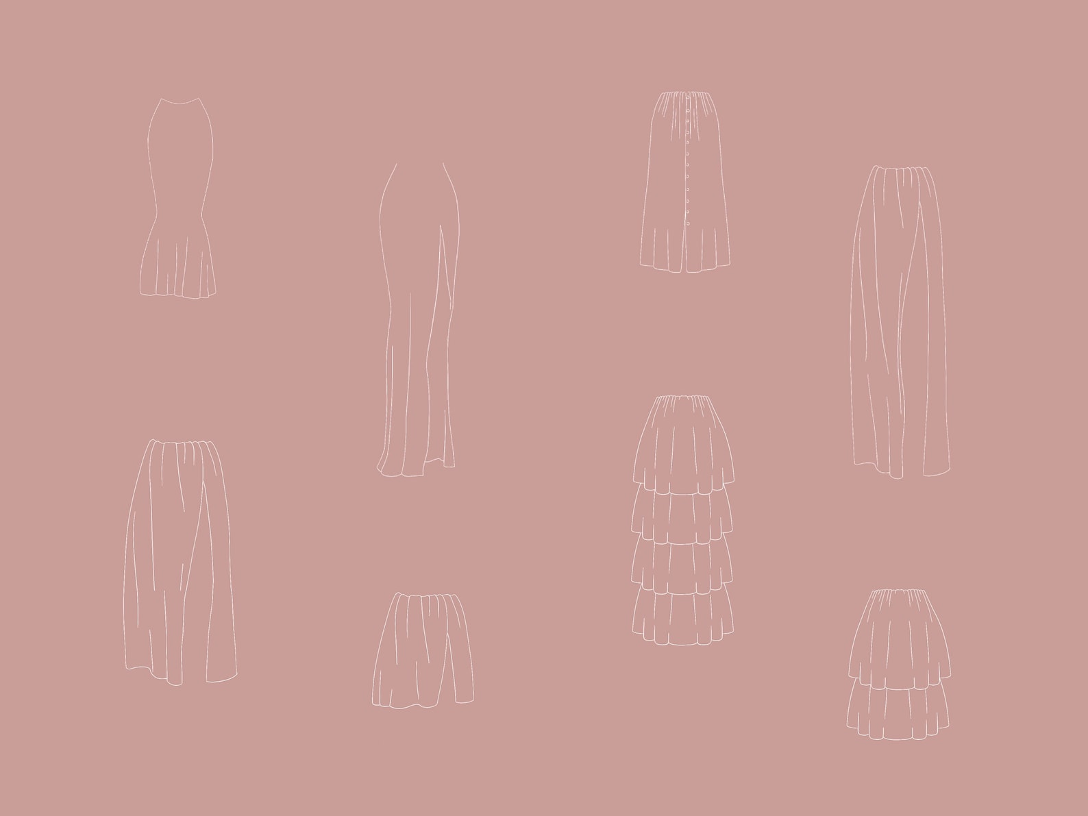 100 Procreate Dress Maker Stamps Clothing Procreate Fashion - Etsy