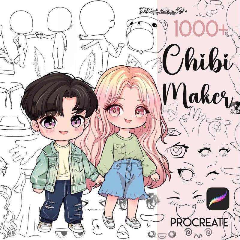 Chibi Drawing Reference - Etsy