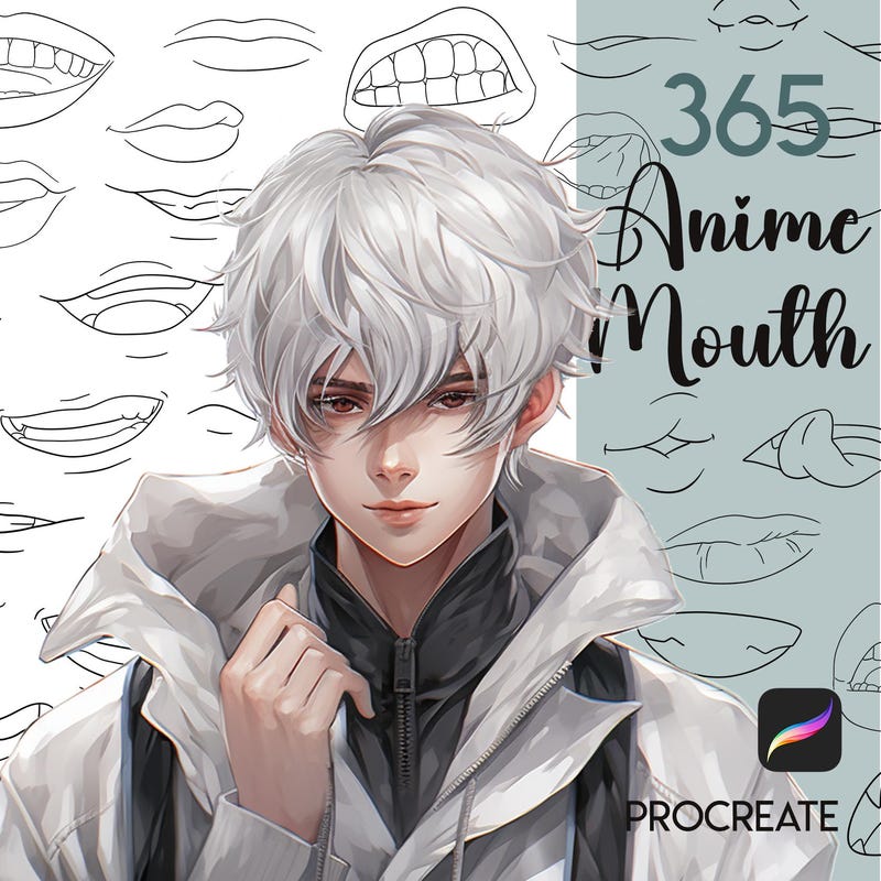 Anime Mouth Reference - Etsy