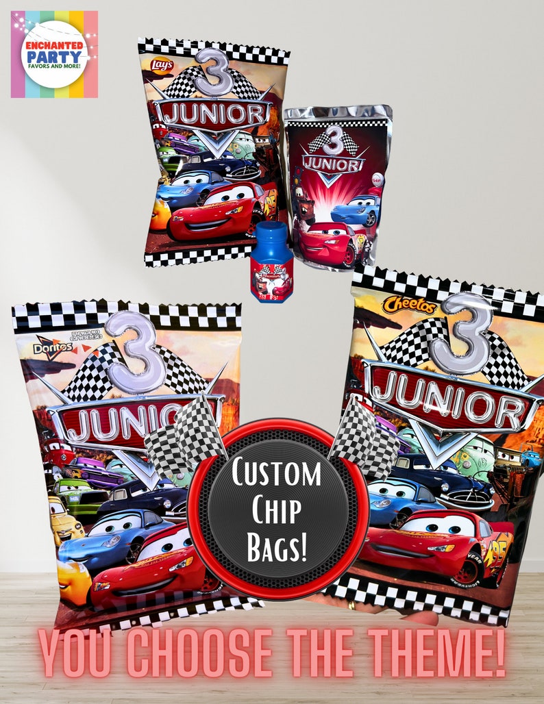 Custom Chip Bag, Printed Labels, Personalized Chip Bags, Custom Party ...