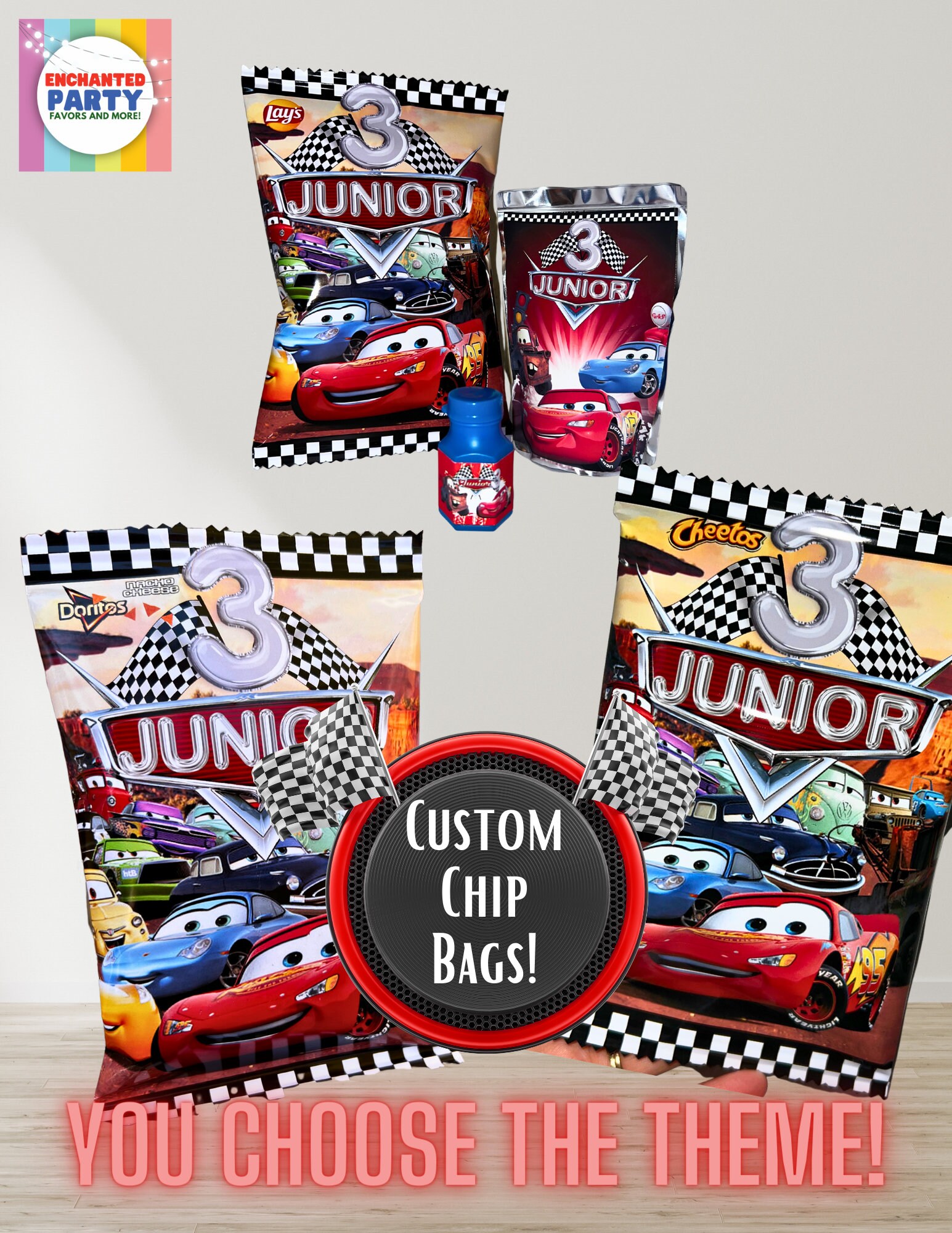 Custom Chip Bag, Printed Labels, Personalized Chip Bags, Custom Party ...
