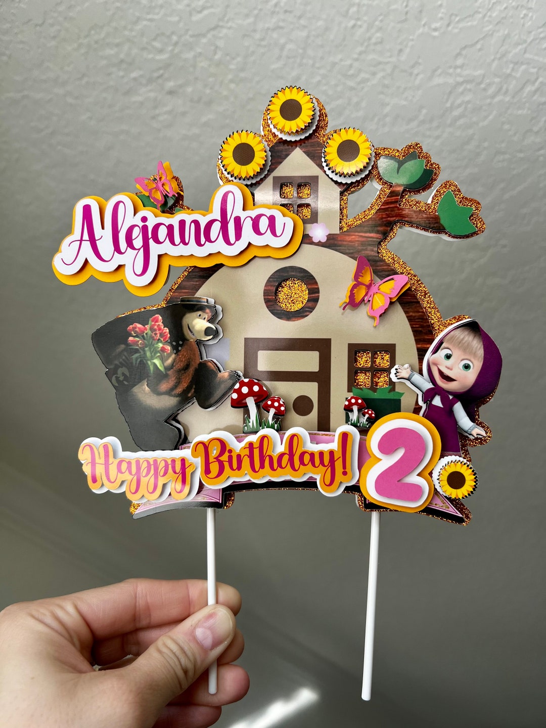Custom Cake Topper Personalized Cake Topper You Pick the - Etsy