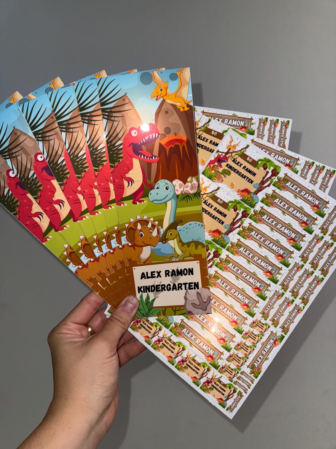 Custom Notebook Labels/school Supply Labels - Etiqueta Personalizada ...