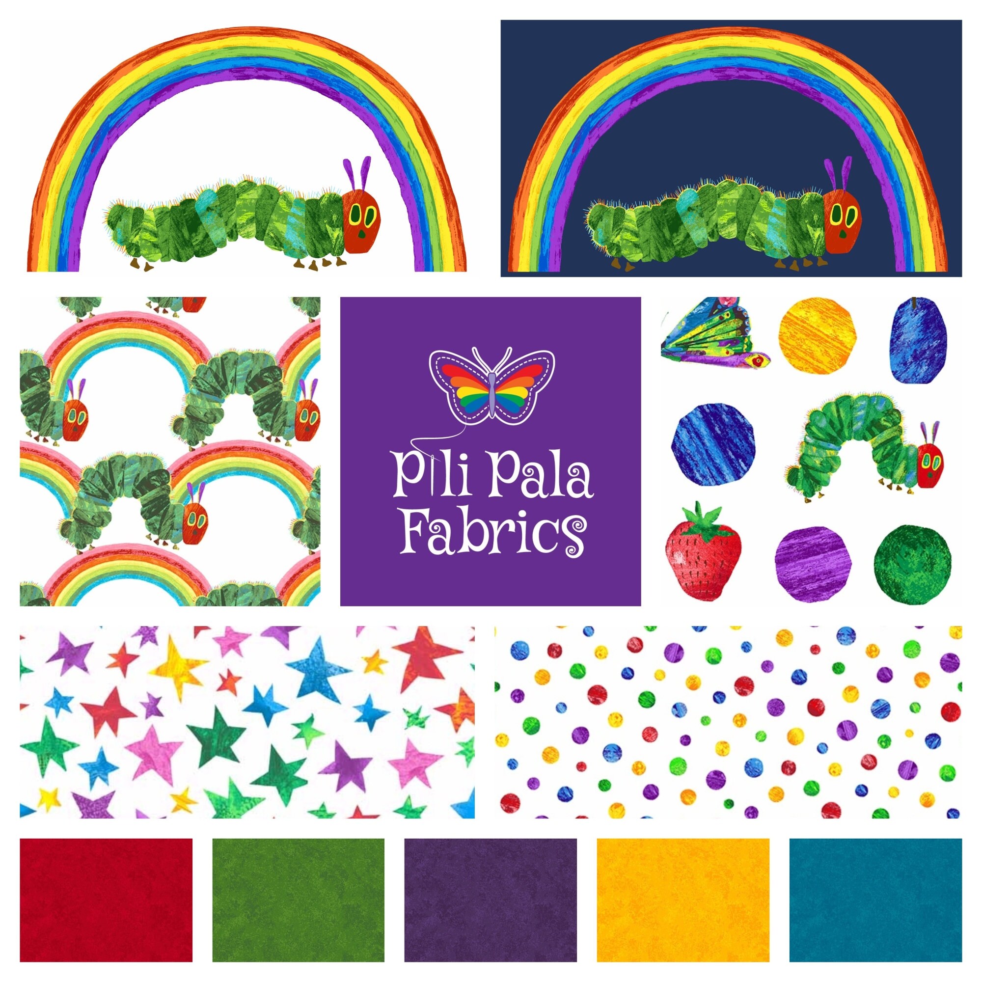 The Very Hungry Caterpillar Collection: Rainbow Caterpillar - Etsy UK