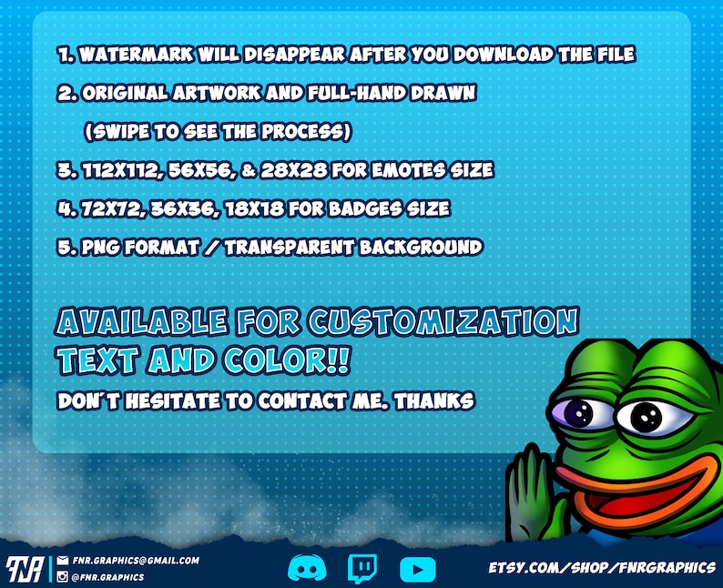 8x Pepe the Frog Meme Twitch Emotes Pack #2 - Monkaw Pepe Meme Discord ...