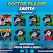 8 X Plague Doctor Twitch Emotes - Plague Mask Discord Twitch Emotes ...